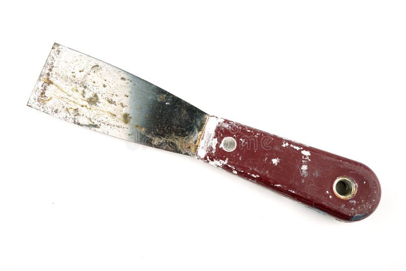 Used plasterboard trowel stock image. Image of construction - 183171103