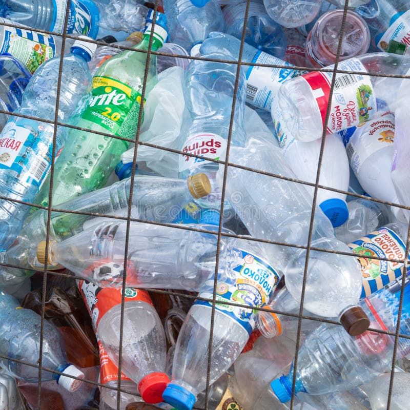 Used Plastic Bottles are Collected Separately Editorial Stock Image ...