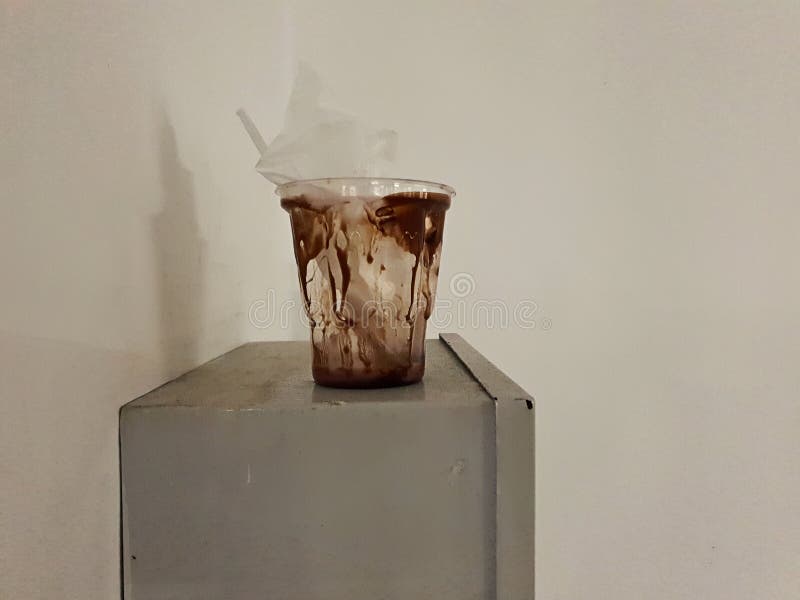 Used plastic cup litter stock image. Image of collection - 319412863