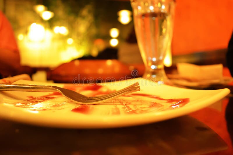 Used plate stock image. Image of food, gone, snack, dirty - 29391553