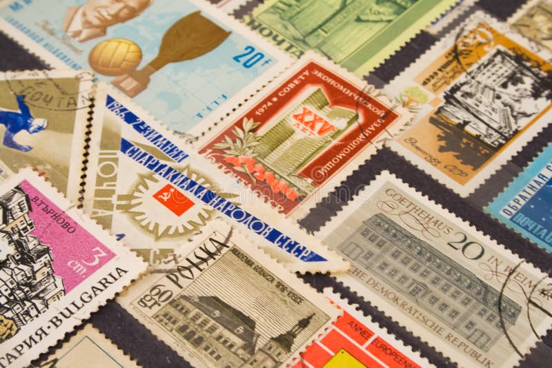 World Postage Stamps editorial image. Image of ground - 1981795