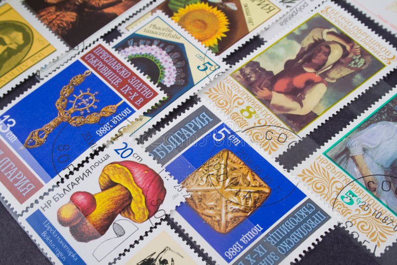 Used postage stamps editorial photography. Image of philatelic - 4111982