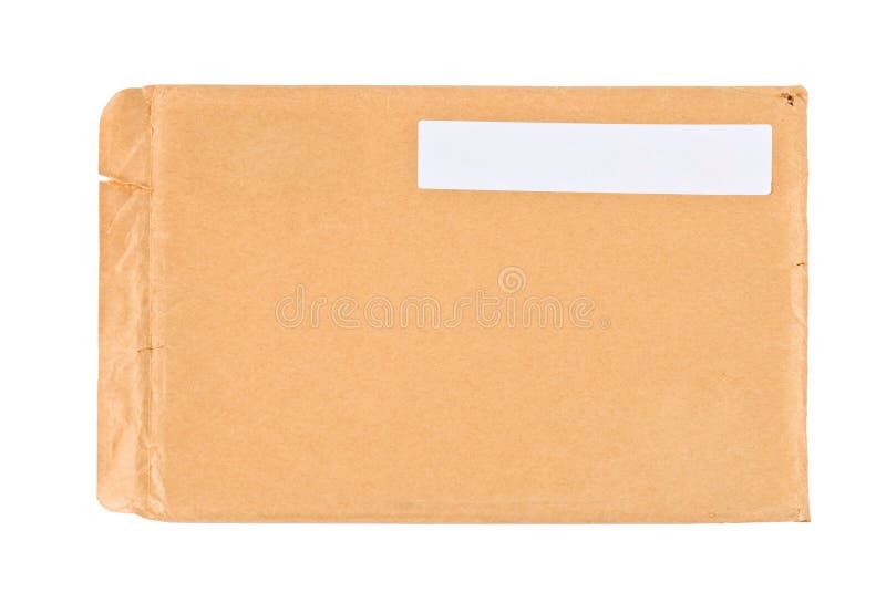 Brownish Envelope stock image. Image of email, cutout - 2243191