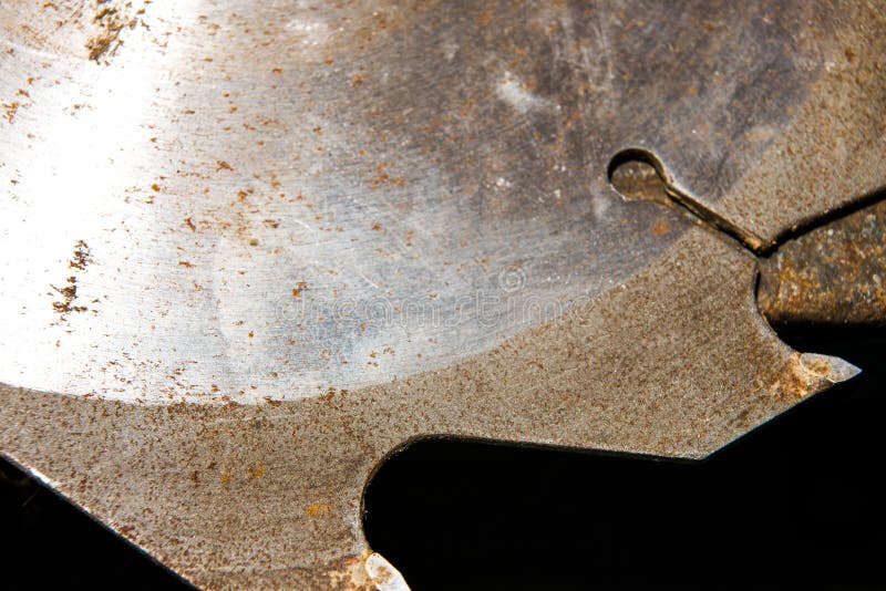 Used Rusty Circular Saw Blade Stock Photo - Image of industrial, disc ...