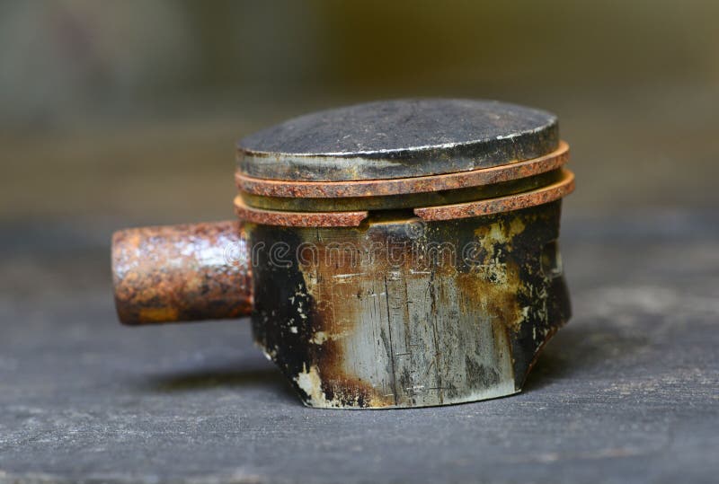 Used Rusty Motorcycle Piston . Stock Image - Image of wheel, engine ...