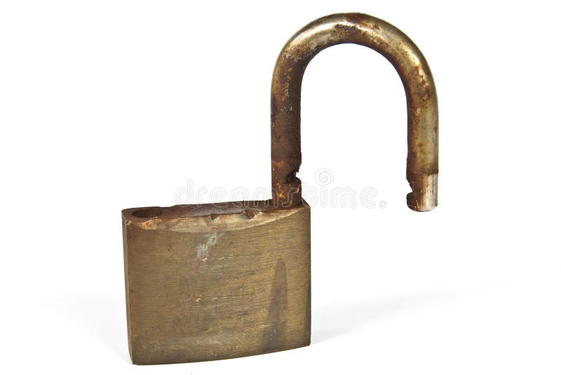 Used rusty padlock stock image. Image of rusted, detail - 47652775