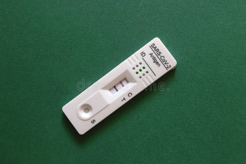 Used SARS Covid Antigen Test Kit Stock Image - Image of medical ...