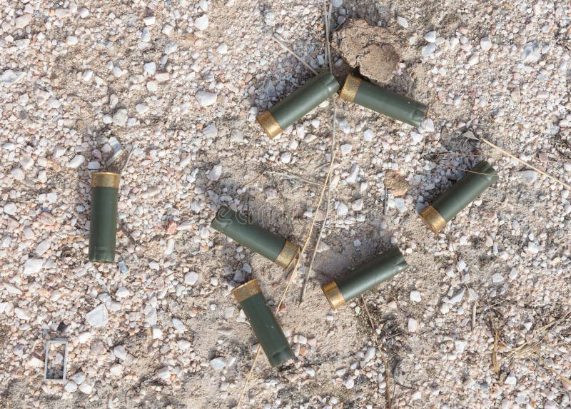 Used shotgun shells stock image. Image of ammo, rust - 103296247