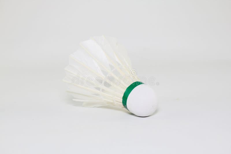 Old and Damaged Shuttlecock on the Ground Stock Image - Image of ...