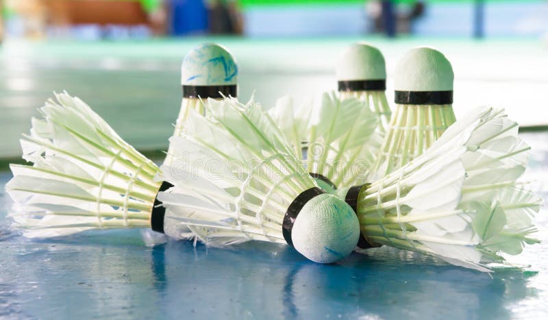 Used Shuttlecocks stock image. Image of healthy, racket - 39003251