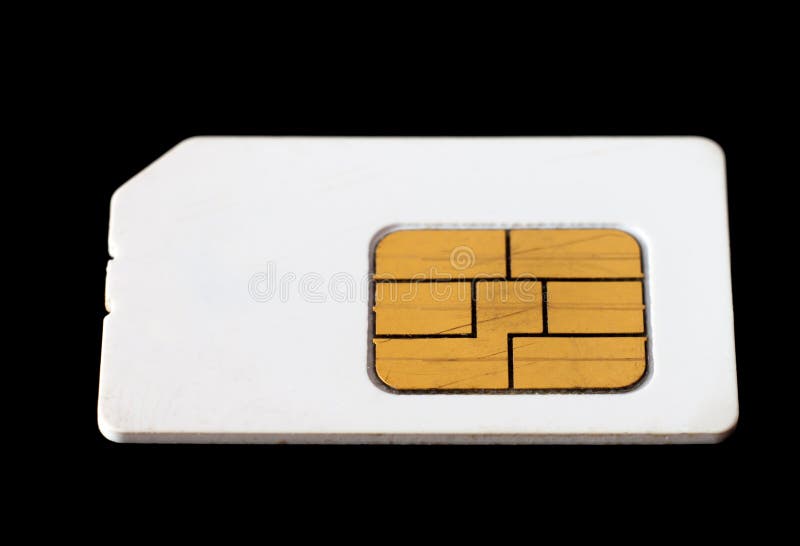 Blank Micro Sim Card Carrier Stock Photo - Image of carrier, handy ...