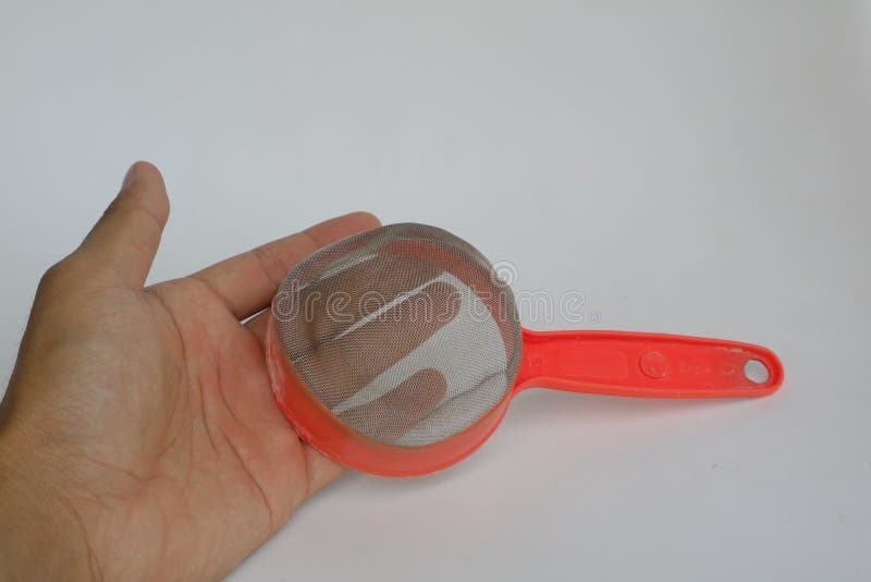 Used simple red tea filter stock image. Image of homemade - 238986023