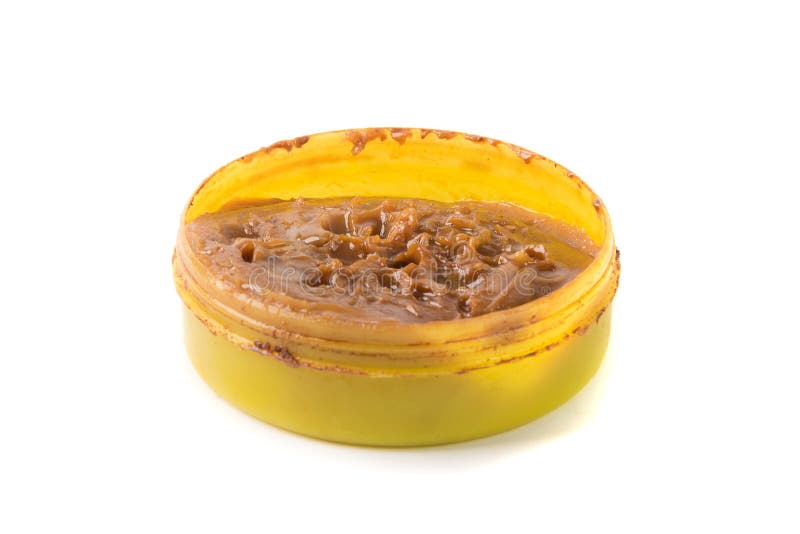 Used Solder Wax on White Background Stock Photo - Image of melting ...