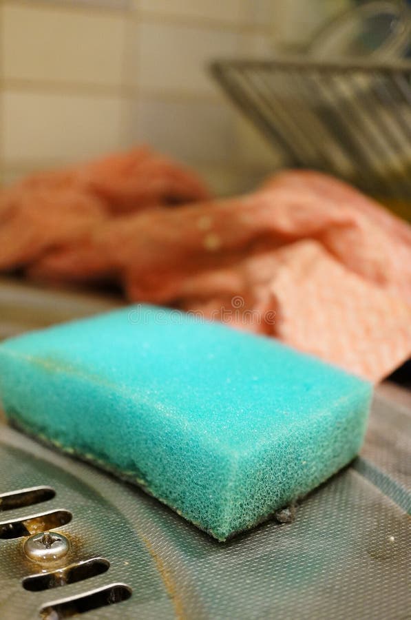 Used Sponge from Agriculture System. Waste and Environment Concept ...