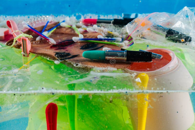 Dirty Disgusting Trash Lying on the Top of Plastic Pile Stock Image ...