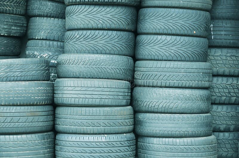 Used tires stock image. Image of refuse, ecological, automobile - 13803901