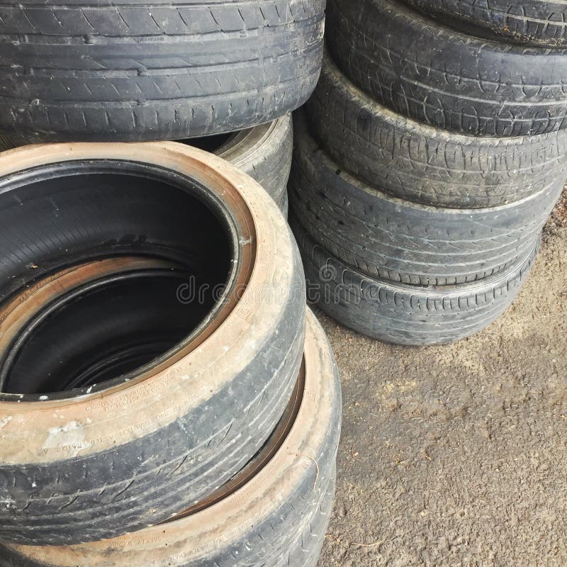 Used tires editorial photo. Image of black, tires, used - 85615791