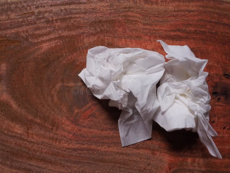 Used tissue paper stock photo. Image of household, object - 32330606