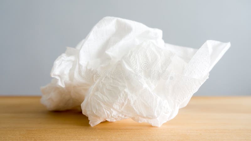 Used tissue on table. stock image. Image of mess, background - 73250023