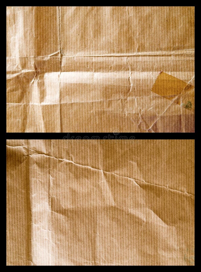 Used up parcel paper 1 stock image. Image of faded, dirty - 5278231