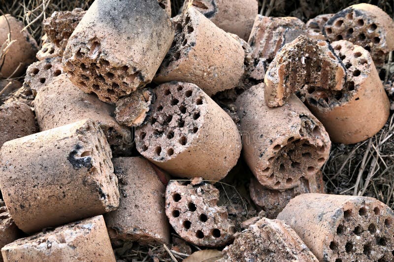 Used Up Spent Round Charcoal Picture. Image: 7061774