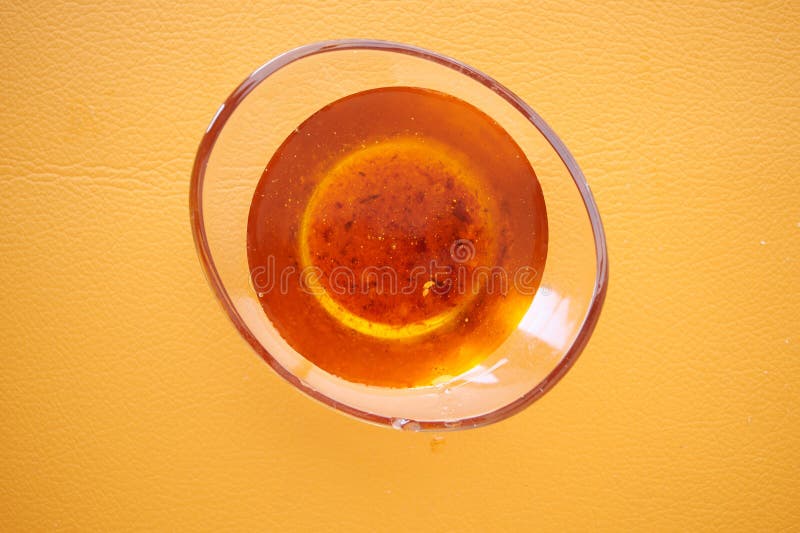 Used Vegetable Oil in a Plate . Stock Image - Image of waste, vegetable ...