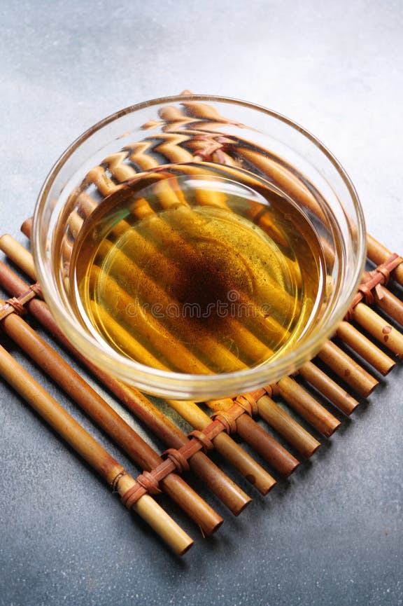 Used Vegetable Oil in a Plate . Stock Image - Image of liquid, reuse ...