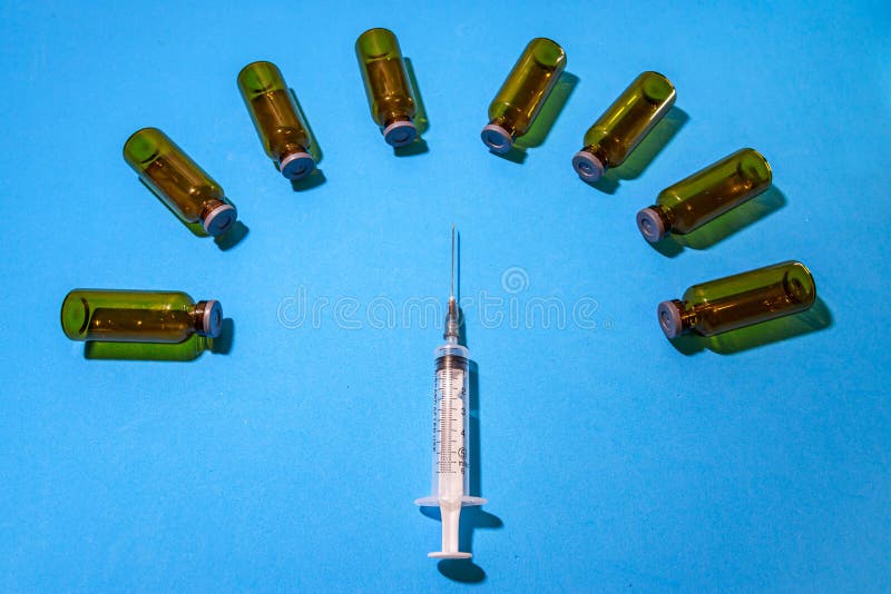 Vaccination Against Viruses Stock Photo - Image of bottle, industry ...