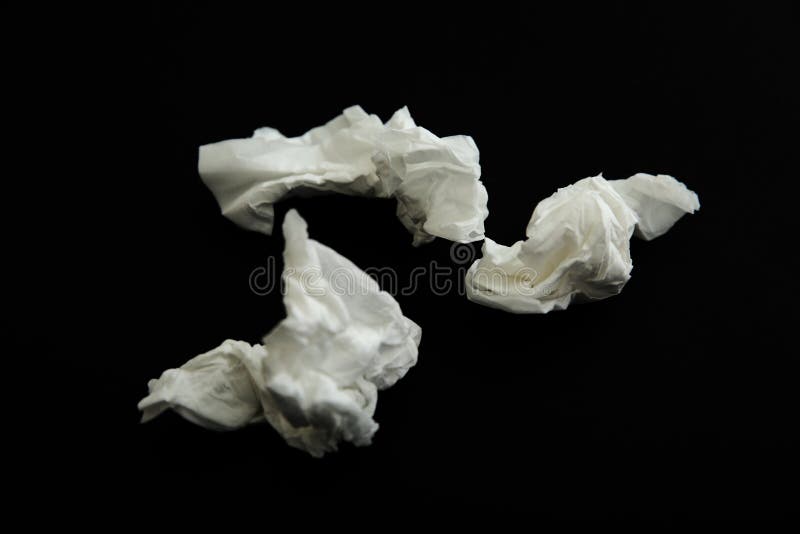Used White Paper Tissues on Background Stock Photo - Image of recycle ...