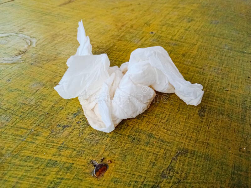 Used white tissue stock photo. Image of white, yellow - 232568662