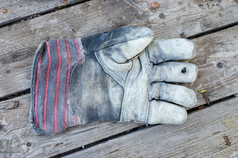 Used work glove stock photo. Image of hand, industry - 185048902