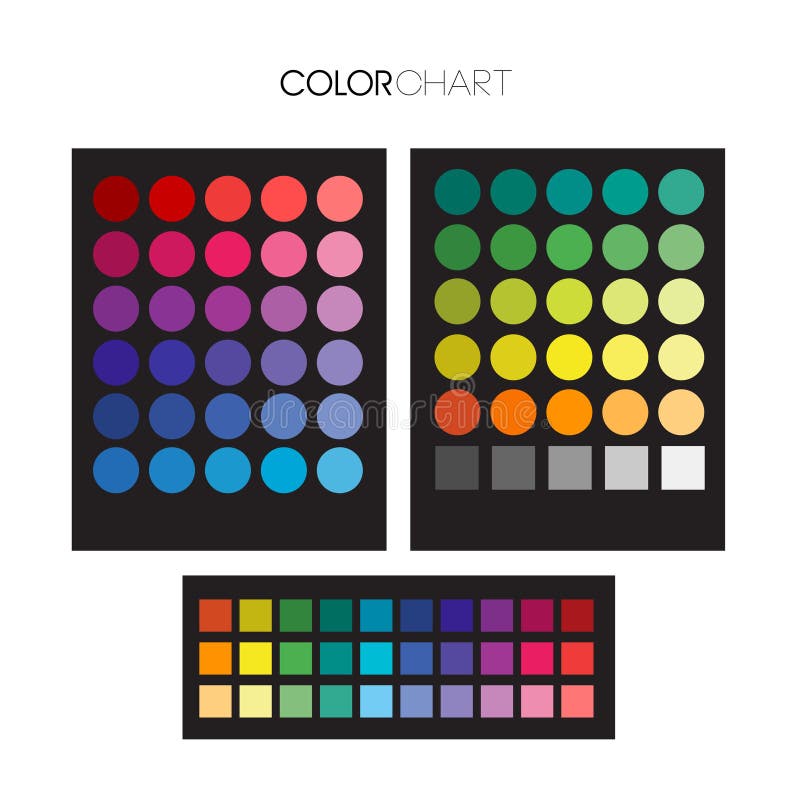 Useful color palette guide stock vector. Illustration of color - 107708975