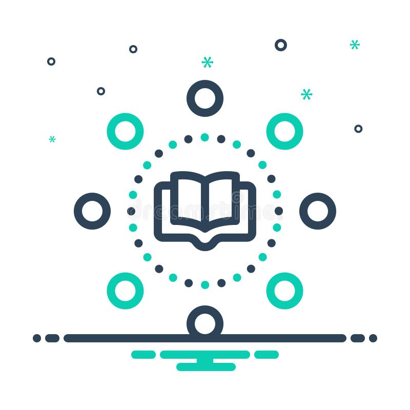 Mix Icon for Useful, Book and Interesting Stock Illustration ...