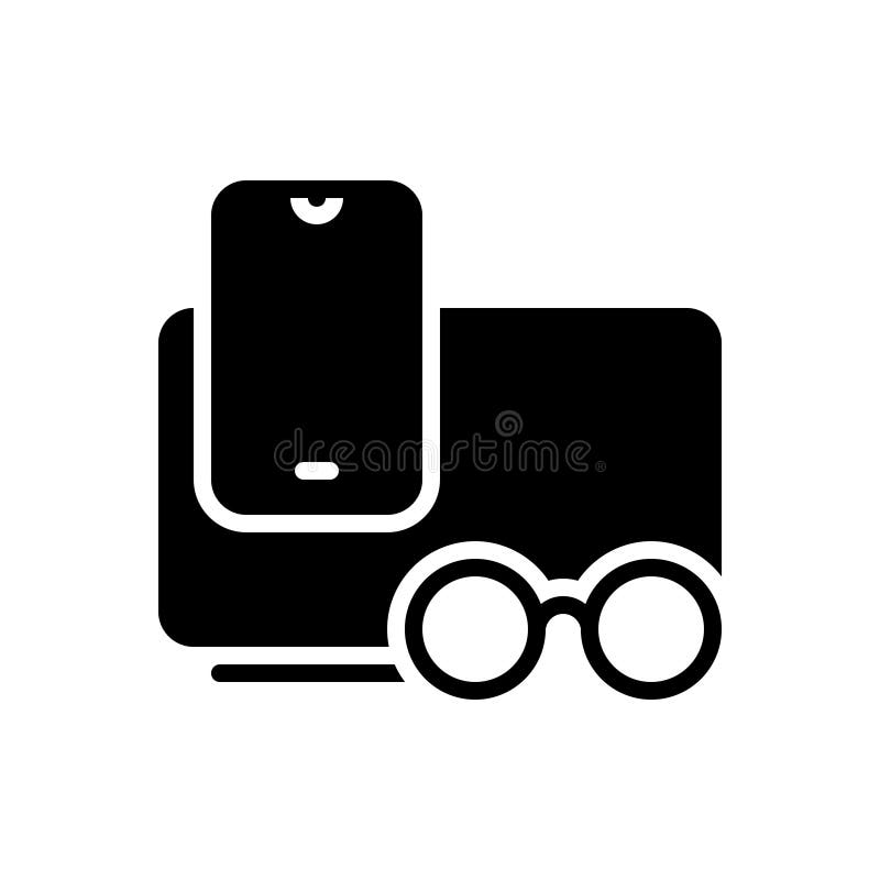 Black Solid Icon for Useful, Helpful and Usable Stock Vector ...