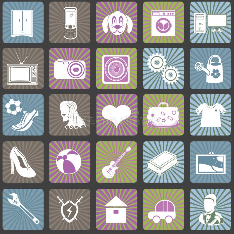 Useful icons stock vector. Illustration of service, environment - 42935060