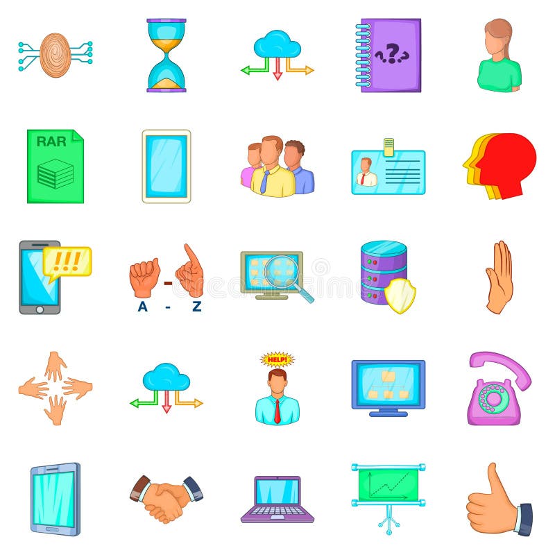 Useful Information Icons Set, Cartoon Style Stock Vector - Illustration ... Useful Information Icons Set, Cartoon Style Stock Vector - Illustration ...