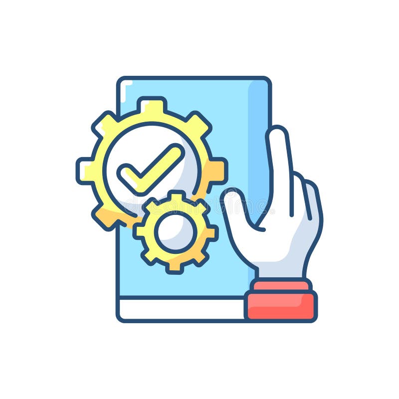 Color Program Management Icon Stock Illustrations – 712 Color Program ...