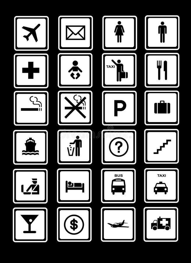 Useful signs stock illustration. Illustration of elements - 368279