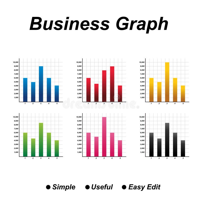 Abstract Business Graph Chart Stock Vector - Illustration of forex ...