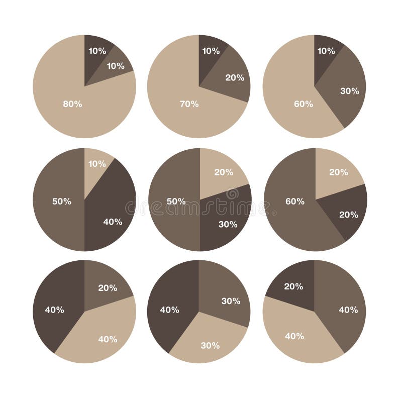 Simple business pie chart stock vector. Illustration of rise - 113937922