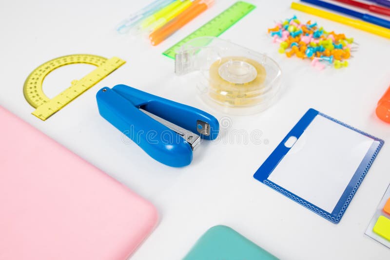 Useful Stationary Tools for Easier Life Collected Together Stock Image ...