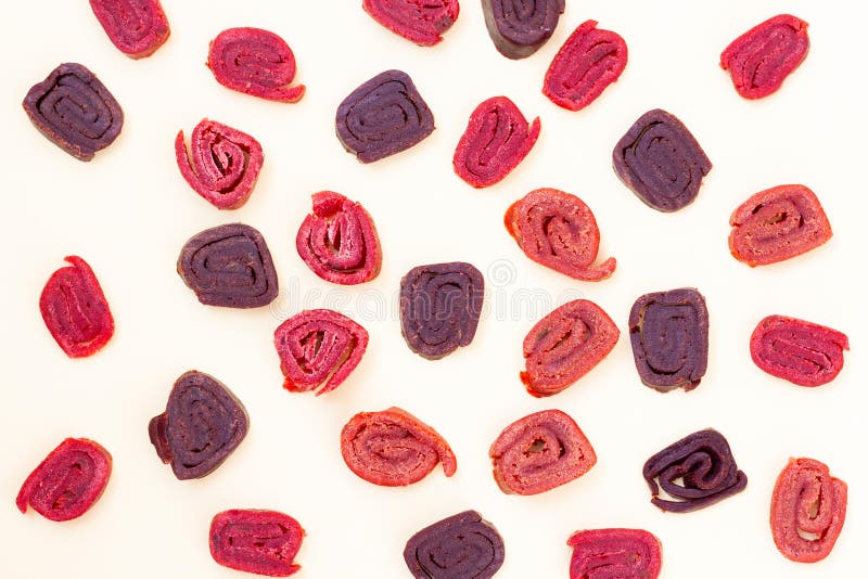 Useful Sweets Pieces of Fruit Pastilles Lie on a Light Background Stock ...