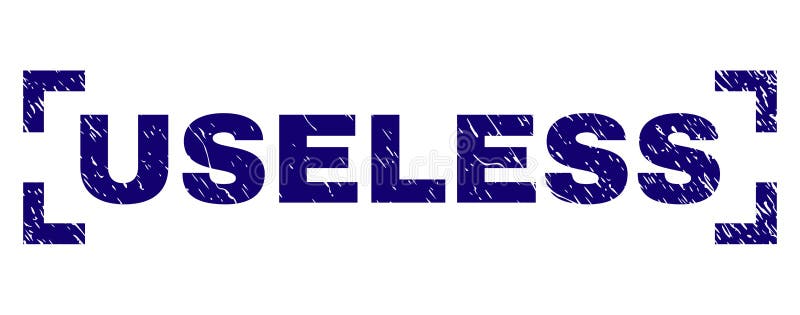 Grunge USELESS Rectangle Stamp Stock Vector - Illustration of scratched ...