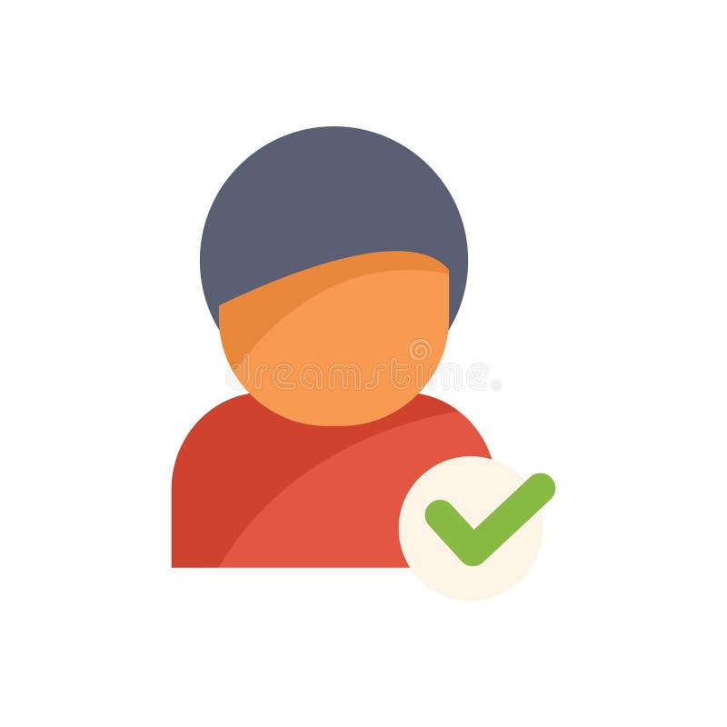 User Account Getting Verified with Green Checkmark Icon Stock ...