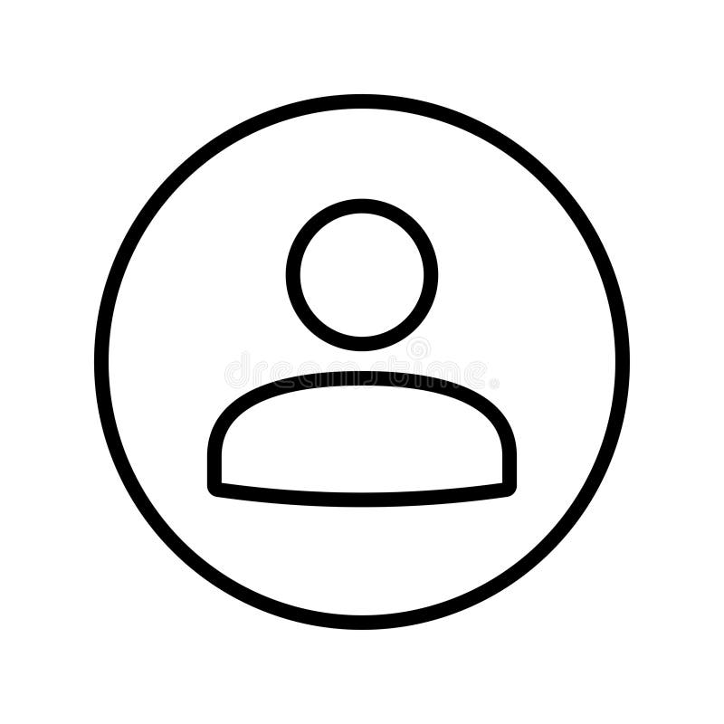 User Account Icon. Default Avatar Profile Stock Vector - Illustration ...