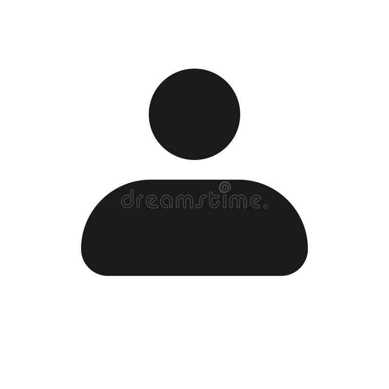 User Account Profile Circle Flat Icon for Apps and Websites Stock ...