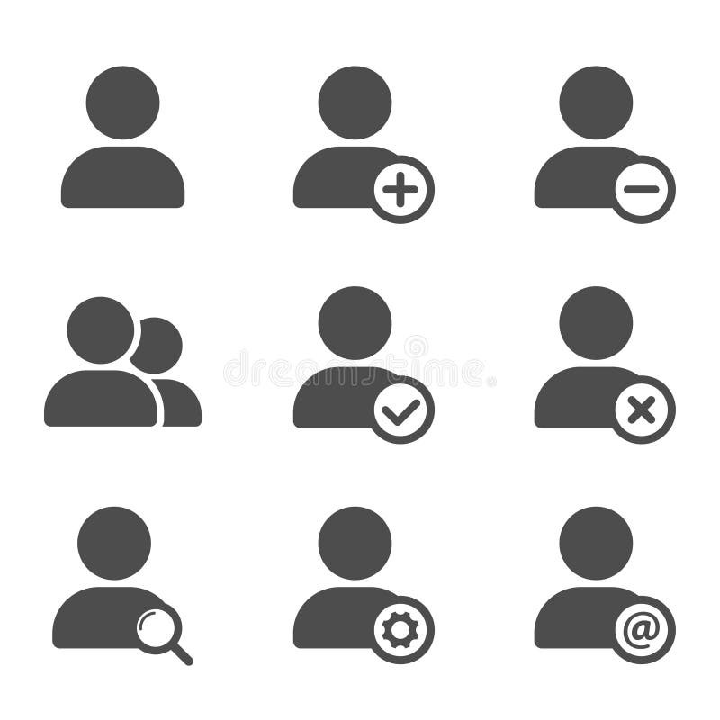 User Account Ui Web Button. Ui Elements Stock Vector - Illustration of ...