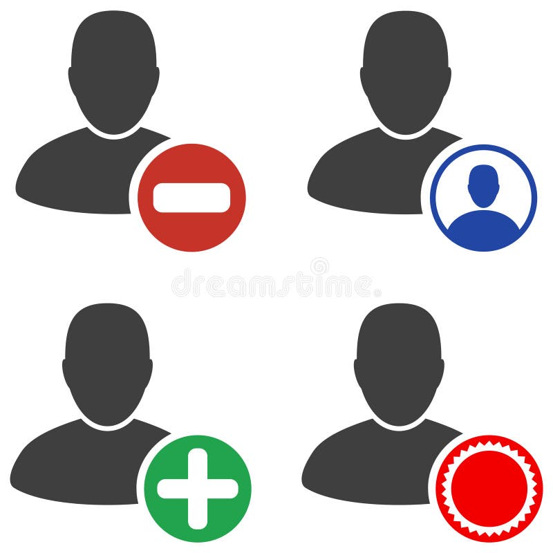 Icons For Web Actions Set Purple Stock Illustration - Illustration of ...