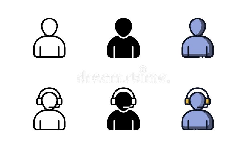 User Icon Represented by a Person Image Stock Vector - Illustration of ...