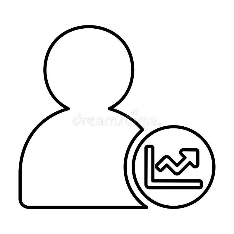 User analytics icon stock vector. Illustration of graphic - 258284714